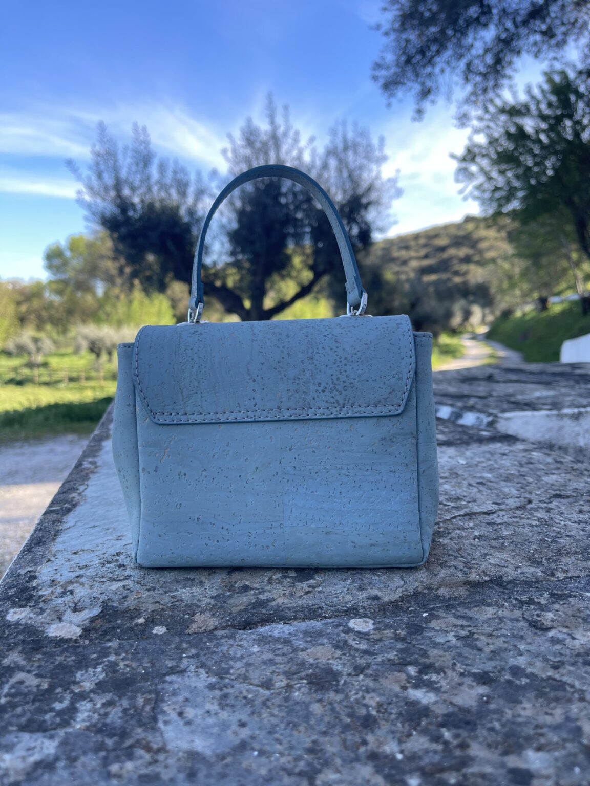 Shop now Mini Cork Shoulder & Handbag - Celeste | Fast Shipping ...