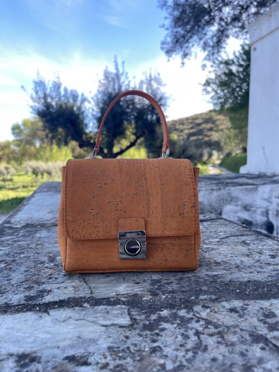 Shop now Mini Cork Shoulder & Handbag - Papaya | Fast Shipping ...